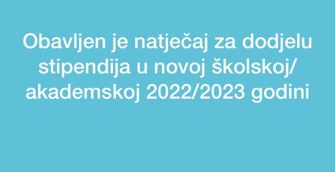 Natječaj za stipendije u školskoj/akademskoj godini 2022./2023. – ZakladaSvDSavio